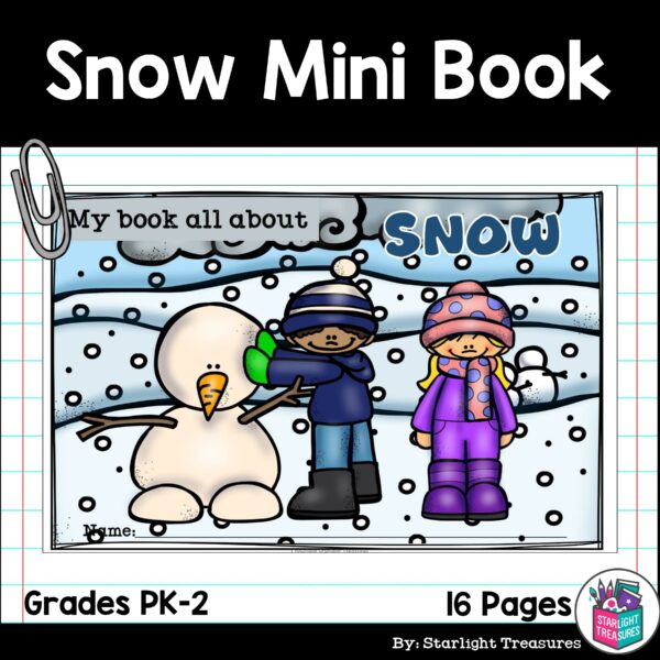 Snow Mini Book for Early Readers | Made By Teachers