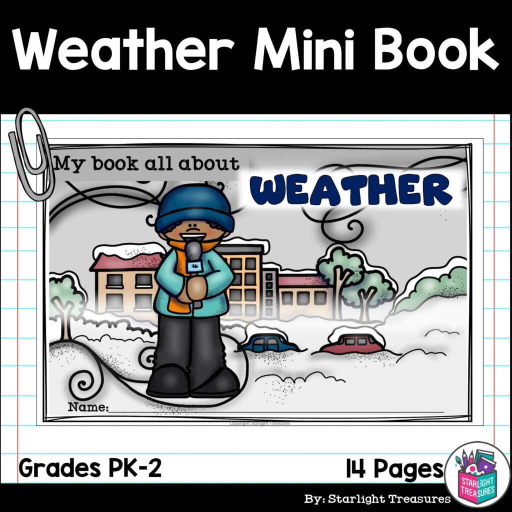 Weather Mini Book for Early Readers | Made By Teachers