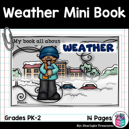 Weather Mini Book for Early Readers | Made By Teachers
