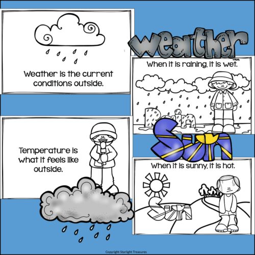 Weather Mini Book for Early Readers | Made By Teachers