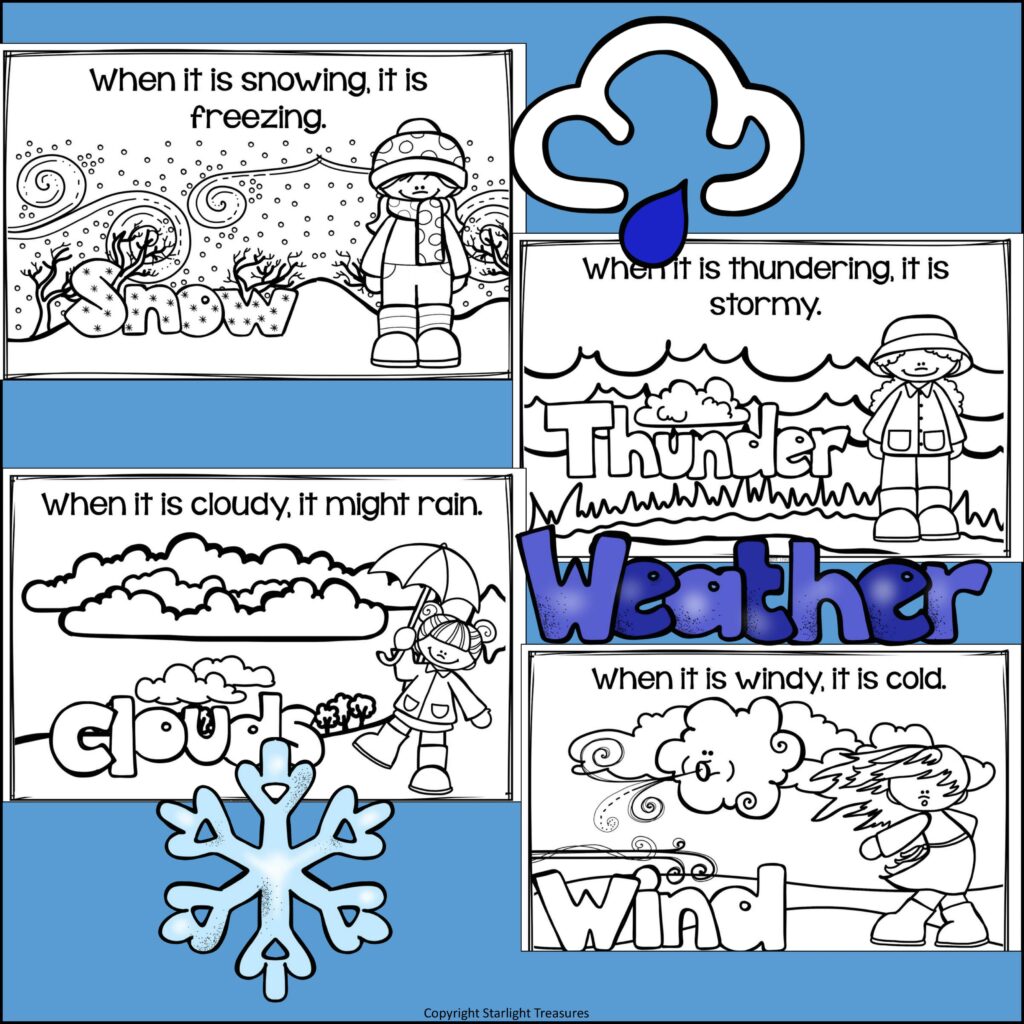 Weather Mini Book for Early Readers | Made By Teachers