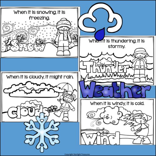 Weather Mini Book for Early Readers | Made By Teachers