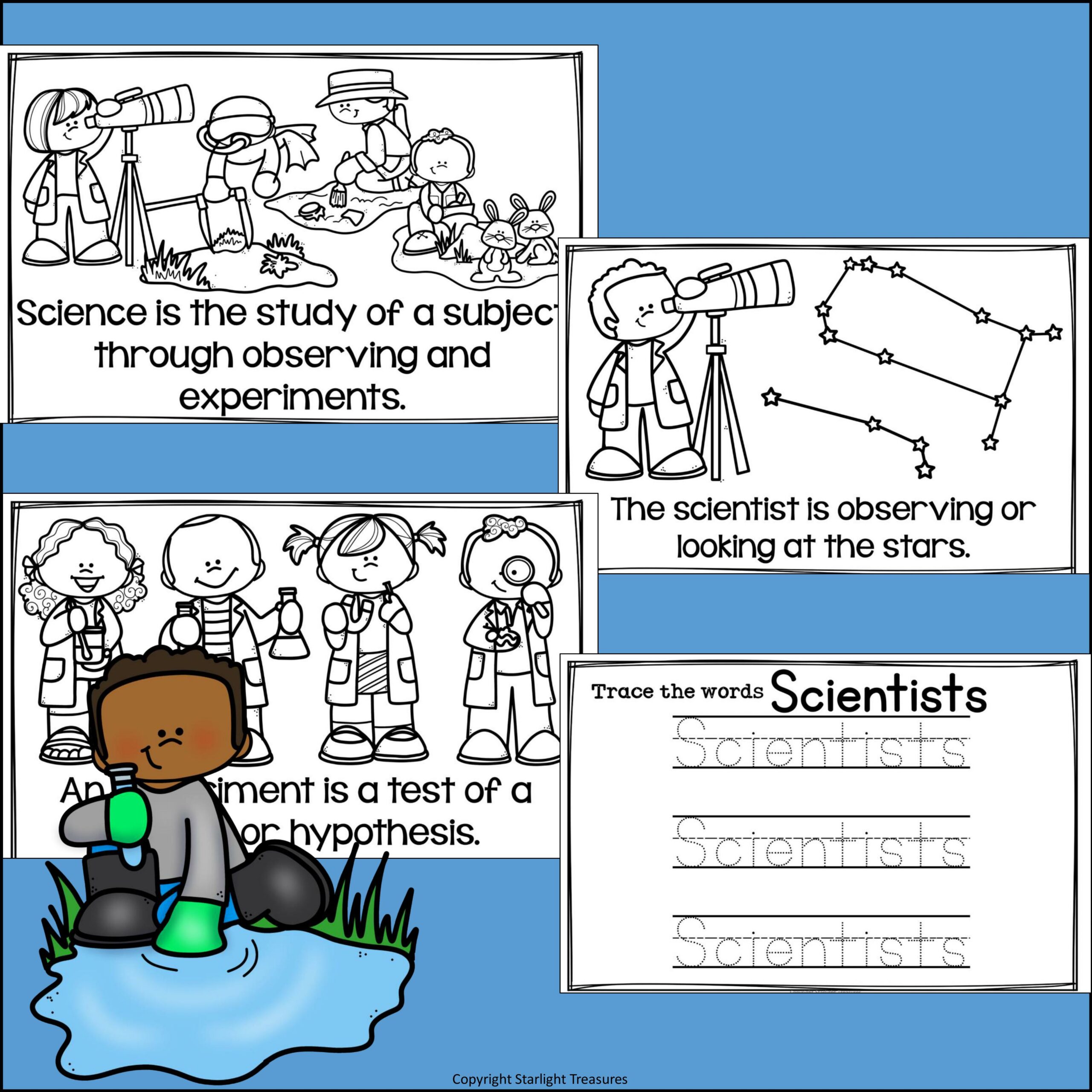 Types of Scientists Mini Book for Early Readers | Made By Teachers