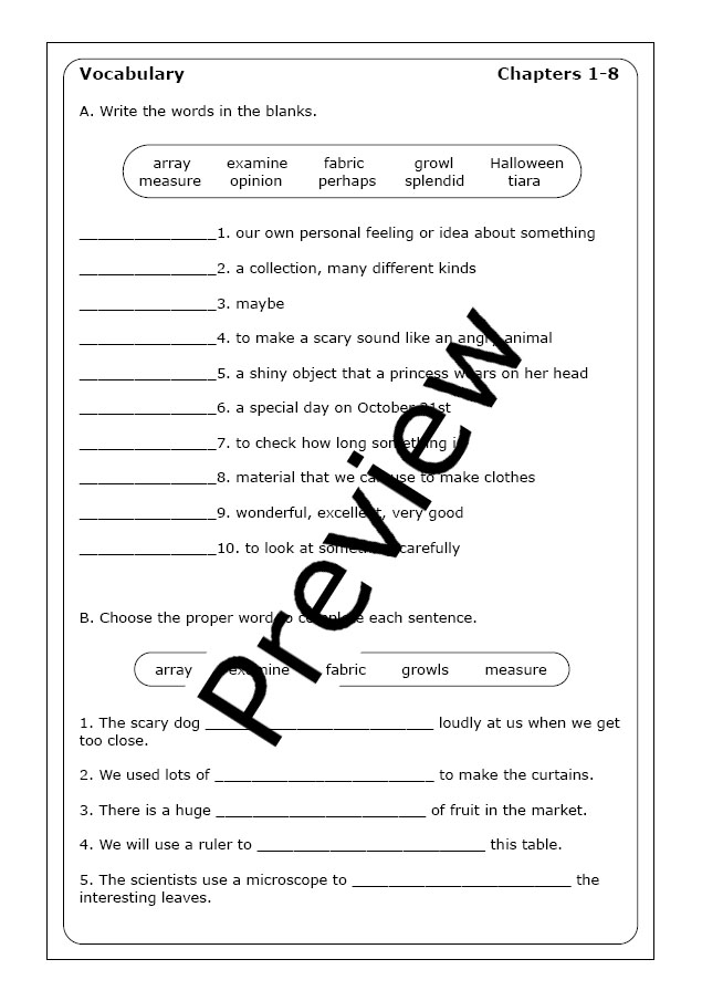 Kate DiCamillo "Mercy Watson Princess in Disguise" worksheets | Made By ...