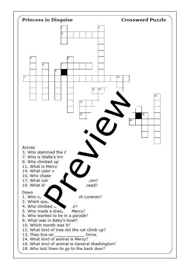 Kate DiCamillo "Mercy Watson Princess in Disguise" worksheets | Made By ...