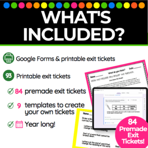 Multisyllabic Word List - 93 Exit Tickets - Prefix Suffix Focus - 2nd ...
