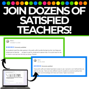 Multisyllabic Word List - 93 Exit Tickets - Prefix Suffix Focus - 2nd ...