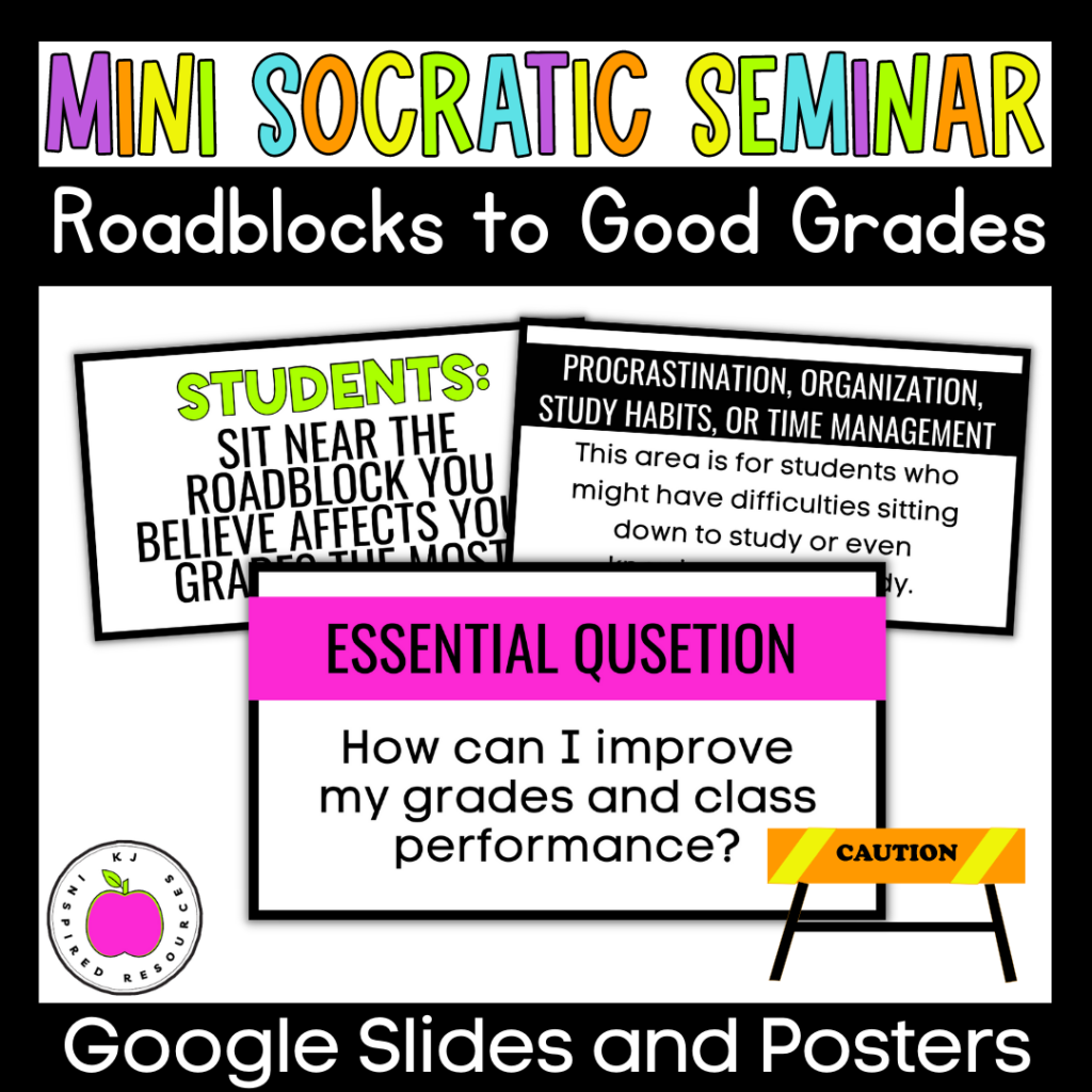 AVID Mini Socratic Seminar - Roadblocks to Good Grades | Made By Teachers