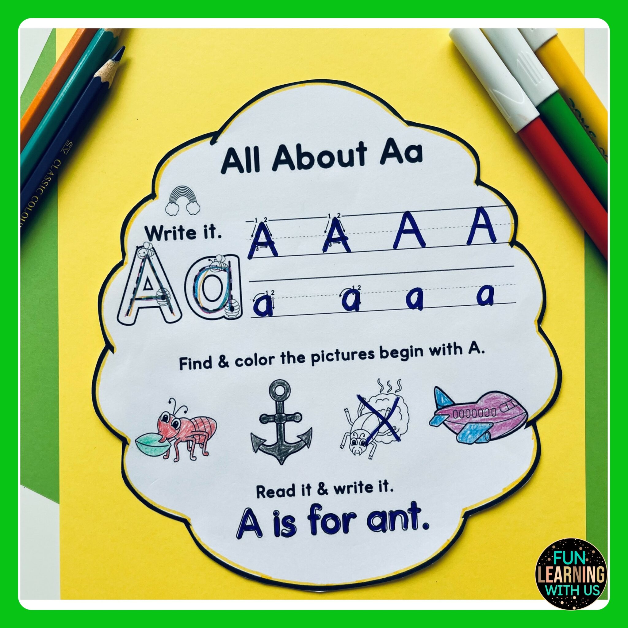 Beehive Alphabet Book | Bugs Insects Spring ABC Tracing Worksheets ...