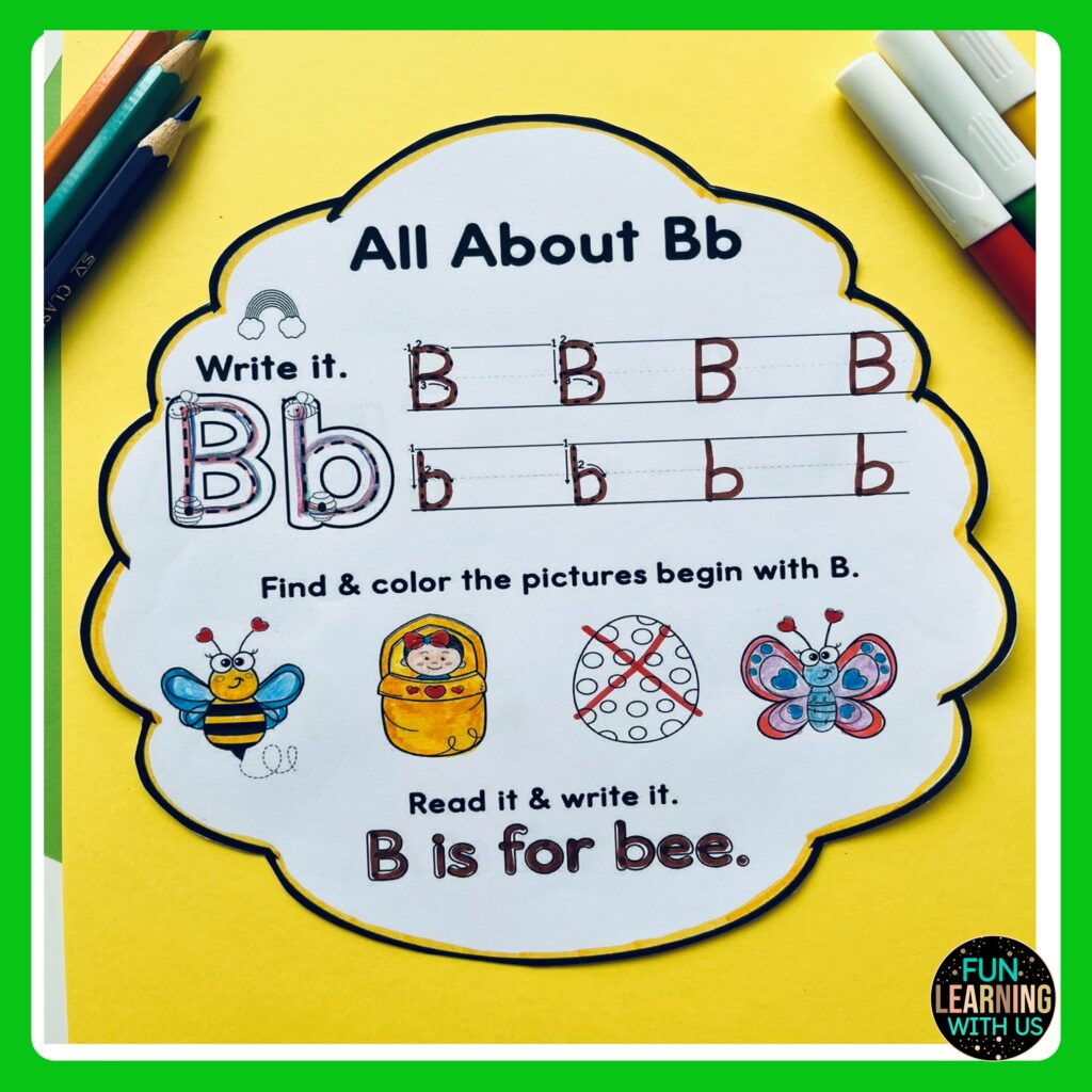 Beehive Alphabet Book | Bugs Insects Spring ABC Tracing Worksheets ...