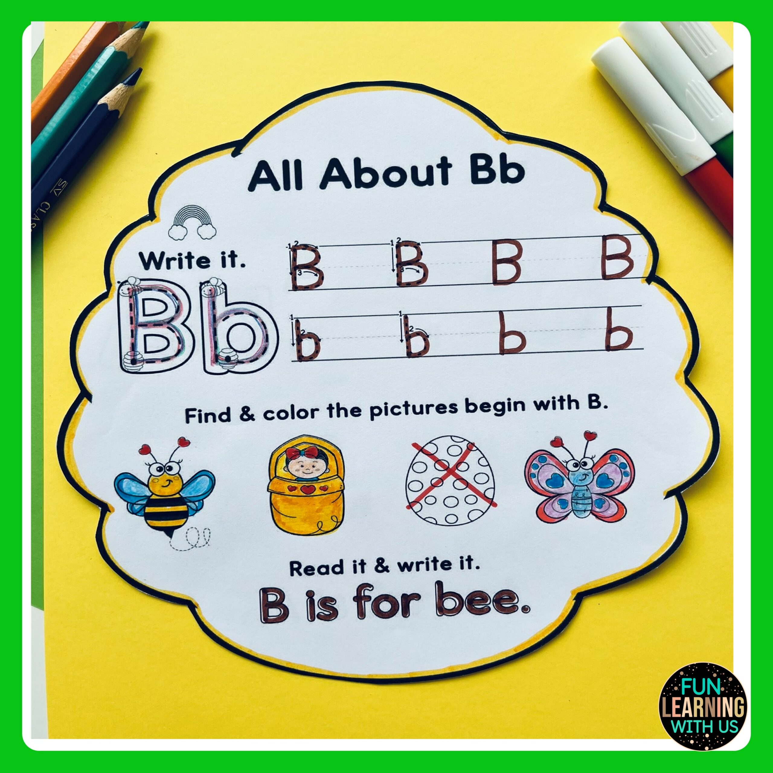 Beehive Alphabet Book | Bugs Insects Spring ABC Tracing Worksheets ...