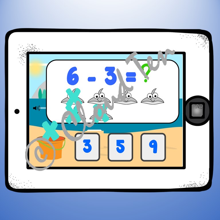 Subtraction to 10 - Cross Out Strategy Boom Cards™ | Digital Task Cards ...