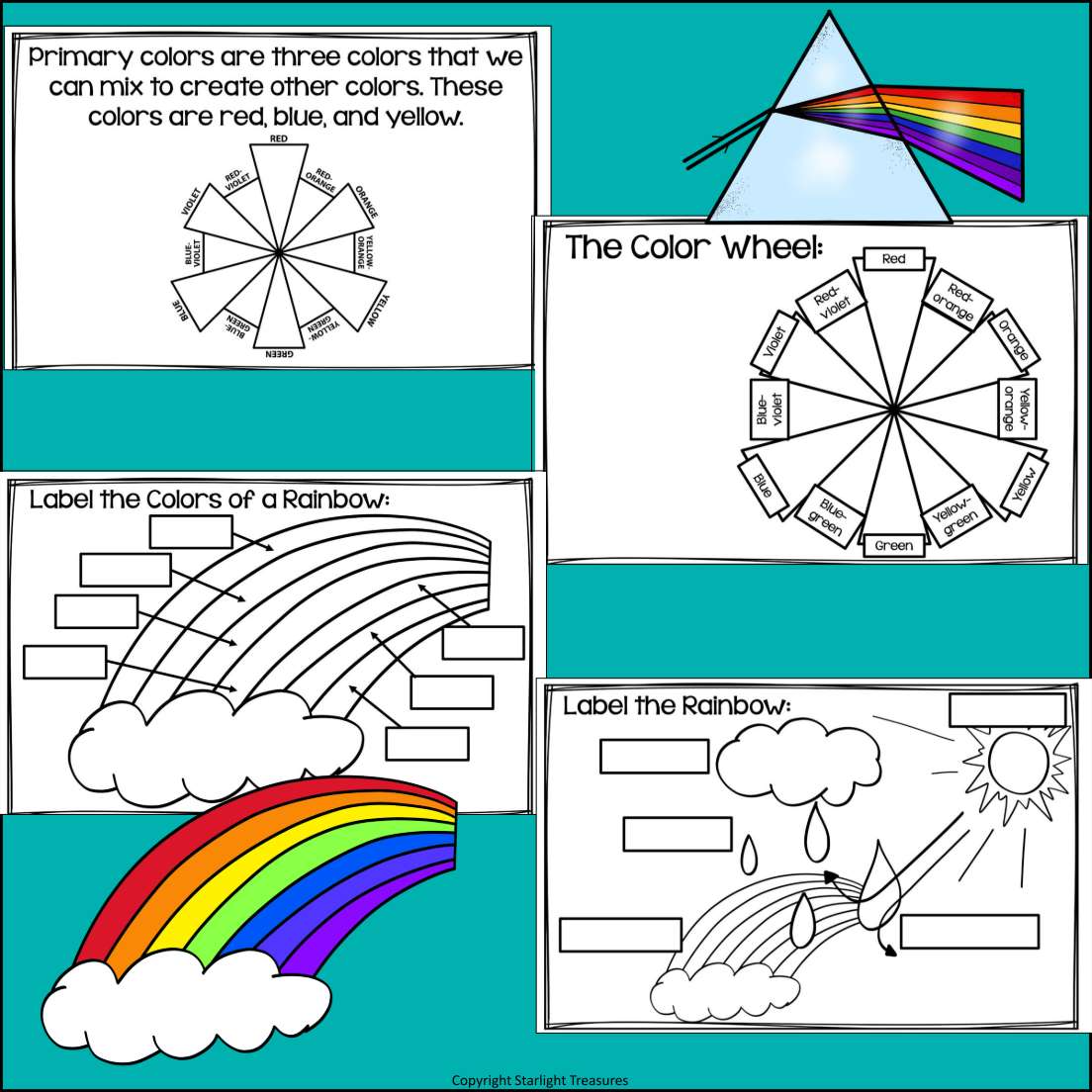 All About Rainbows Mini Book for Early Readers: Physical Science ...
