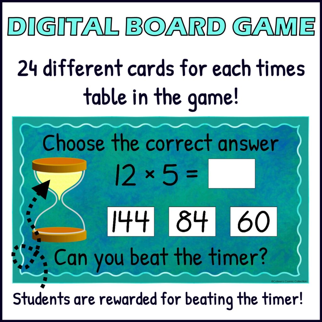 Times Table Task Cards and Game BUNDLE – Underwate | Made By Teachers
