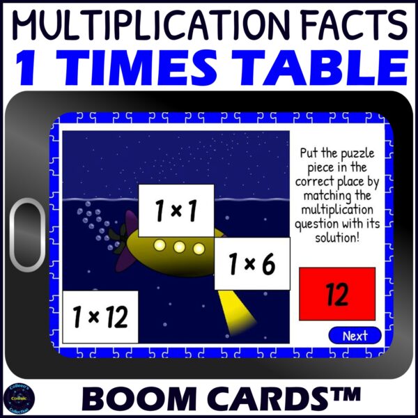Multiplication Facts Practice | 1 Times Table | Made By Teachers