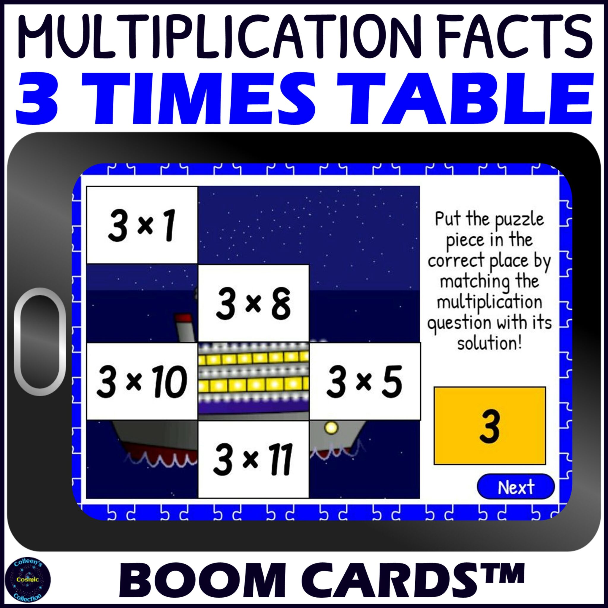 Multiplication Facts Practice | 3 Times Table | Made By Teachers