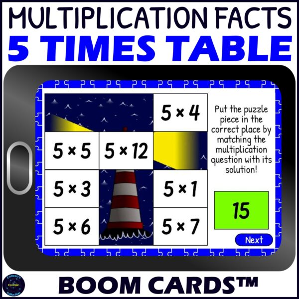 Multiplication Facts Practice | 5 Times Table | Made By Teachers