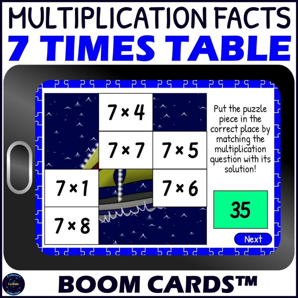Multiplication Facts Practice | 7 Times Table | Made By Teachers