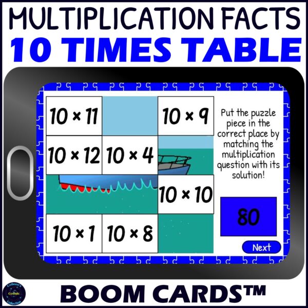 Multiplication Facts Practice | 10 Times Table | Made By Teachers