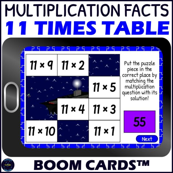 Multiplication Facts Practice | 11 Times Table | Made By Teachers