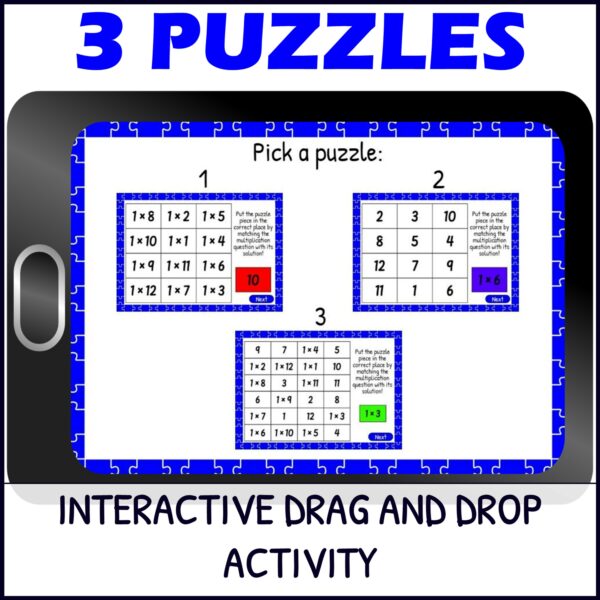 Multiplication Facts Times Tables Practice BUNDLE - Mystery Pictures ...