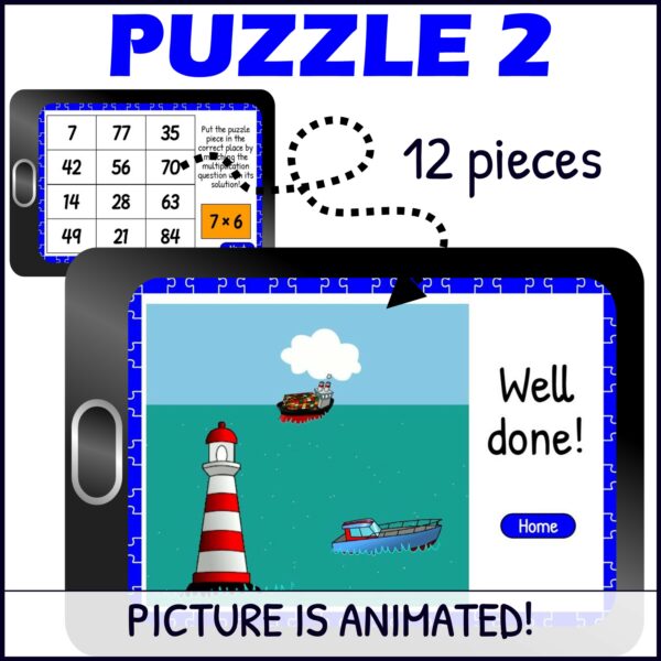 Multiplication Facts Times Tables Practice BUNDLE - Mystery Pictures ...