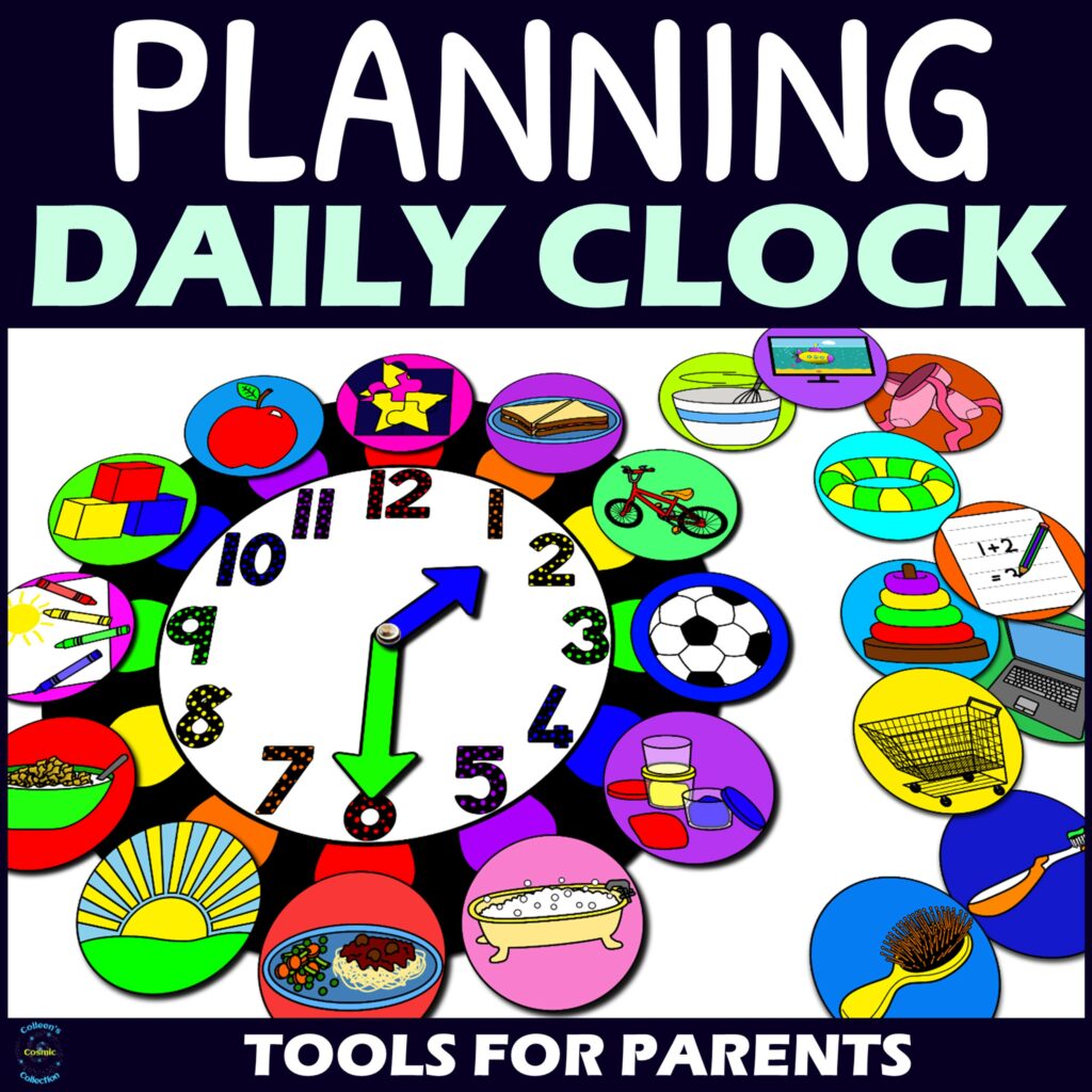 Time Management Daily Planning Clock | Made By Teachers