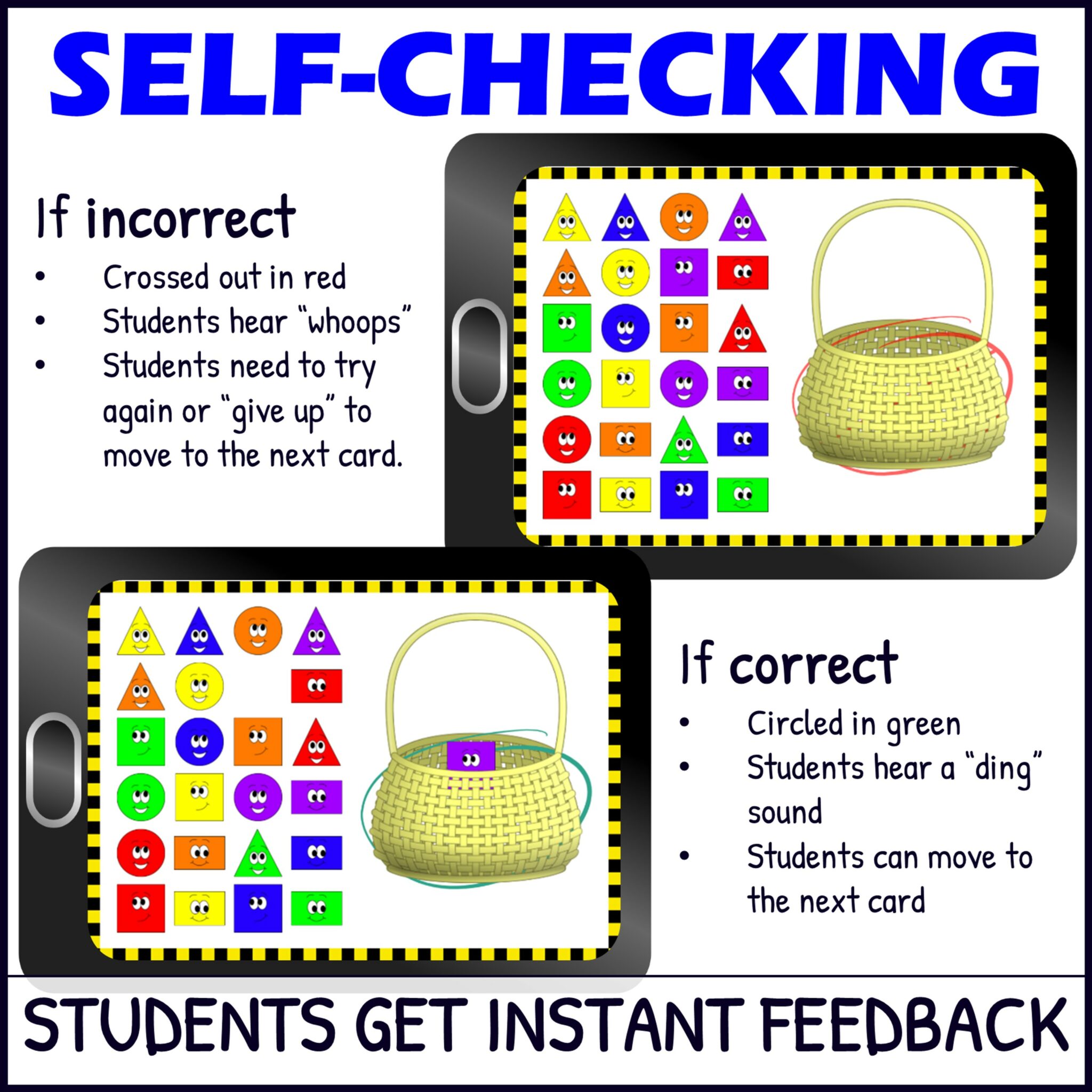 Auditory Memory Activity - Shapes and Colors 1 | Made By Teachers