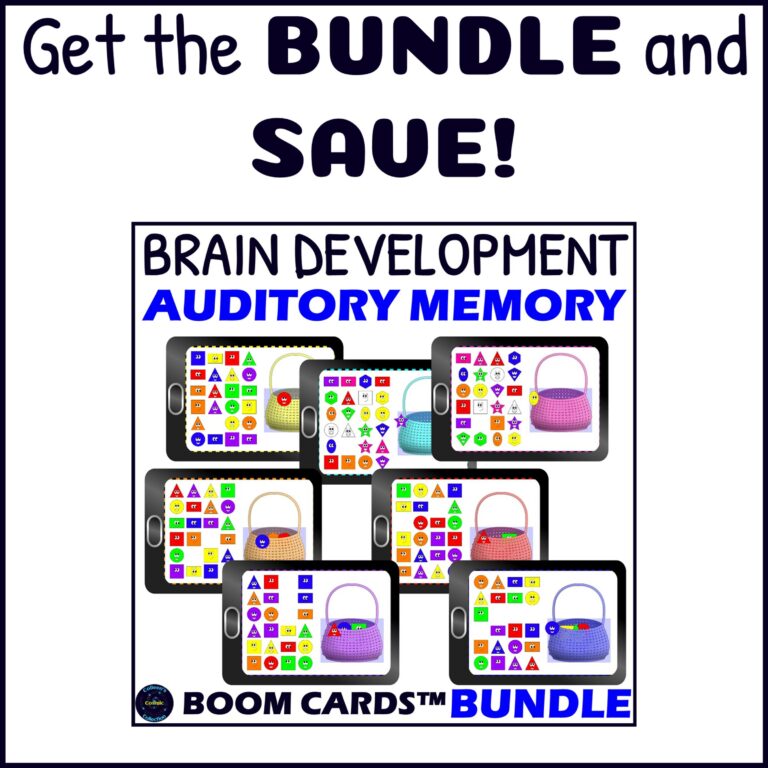 Auditory Memory Activity - Shapes and Colors 1 | Made By Teachers
