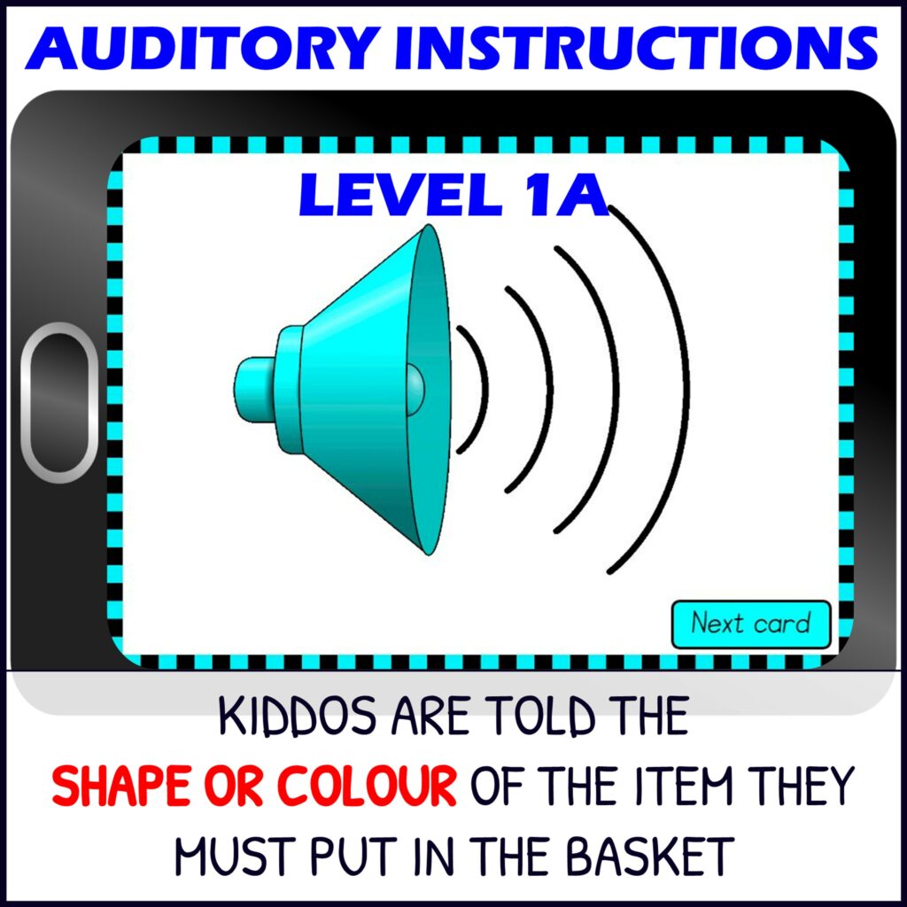 Digital Auditory Memory Activity BUNDLE with Shapes and Colors – Boom ...