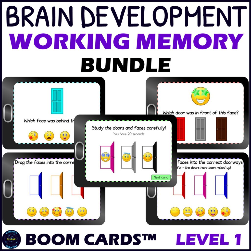 Working Memory Activities level 1 BUNDLE – Digital Boom™ Cards | Made ...