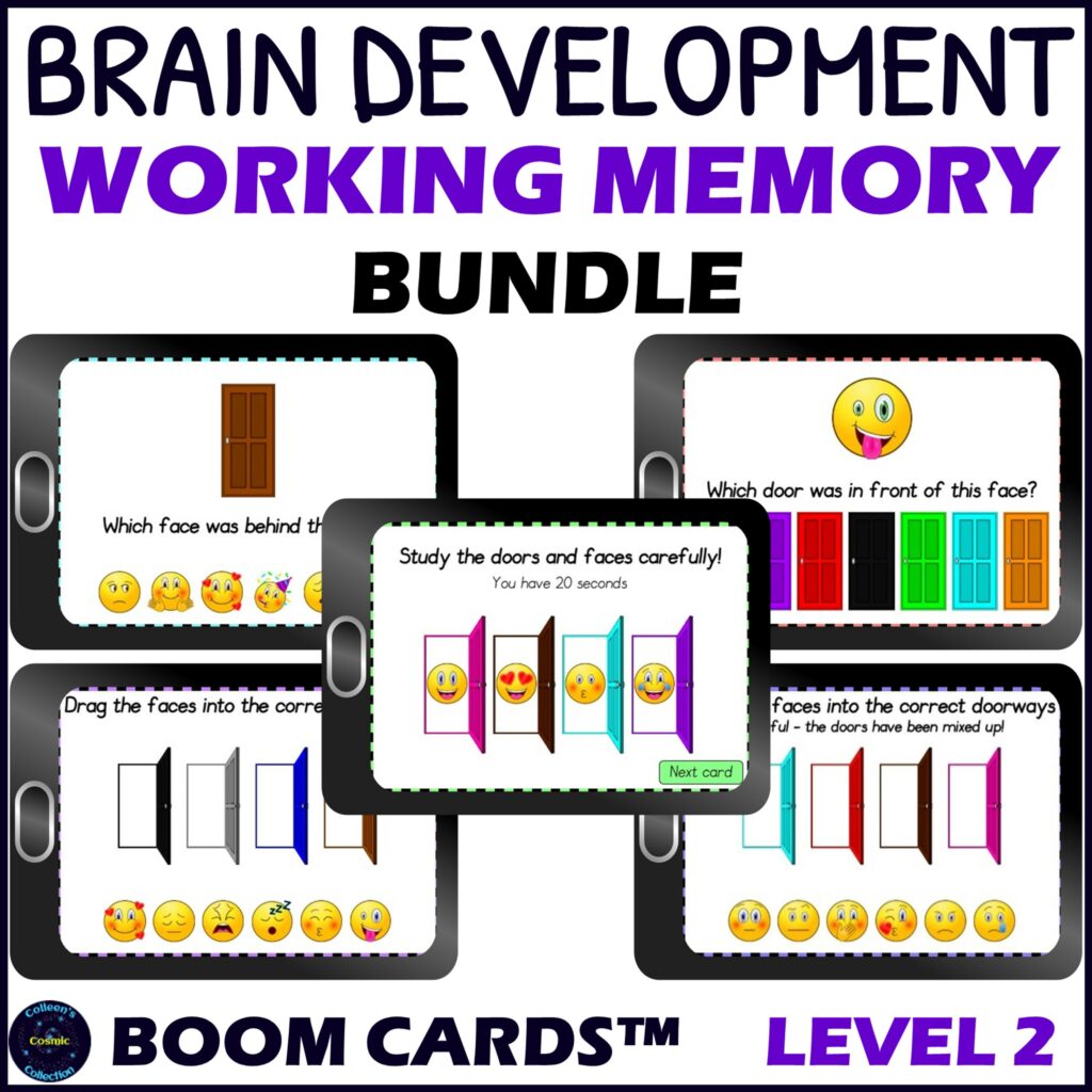 Working Memory Activities level 2 BUNDLE – Digital Boom™ Cards | Made ...