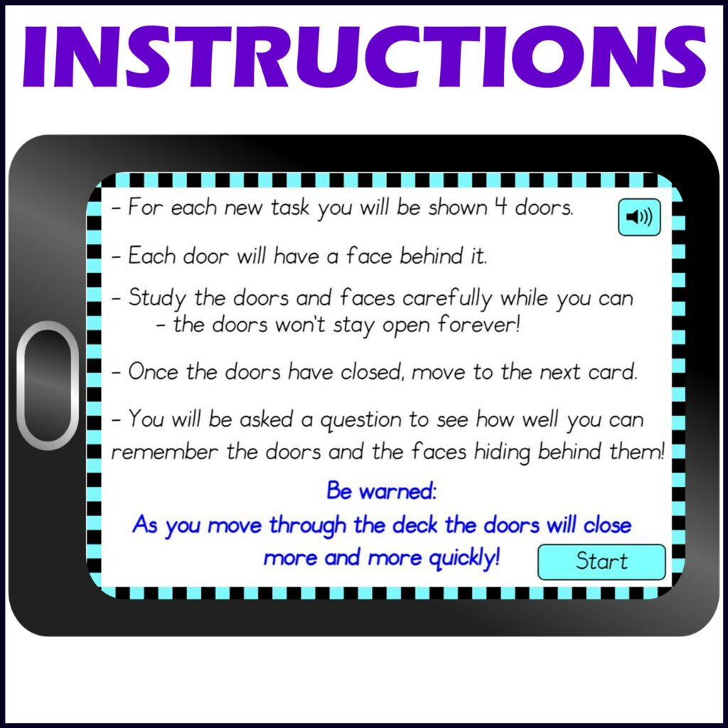 Working Memory Activity - Level 2A - Boom™ Cards | Made By Teachers