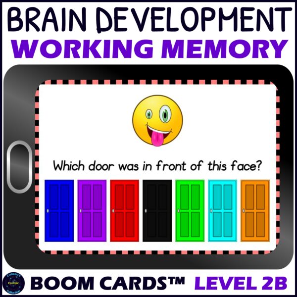 Working Memory Activity - Level 2B - Boom™ Cards | Made By Teachers