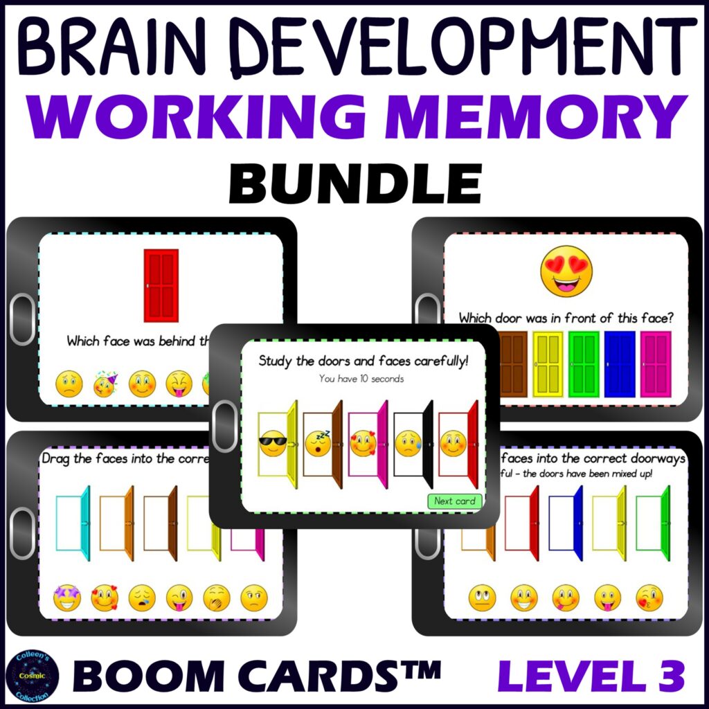 Working Memory Activities level 3 BUNDLE – Digital Boom™ Cards | Made ...
