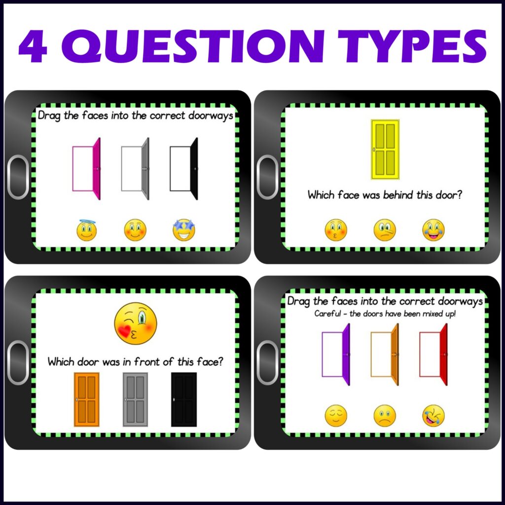 Working Memory Activity - Level 1 FREE SAMPLE | Made By Teachers