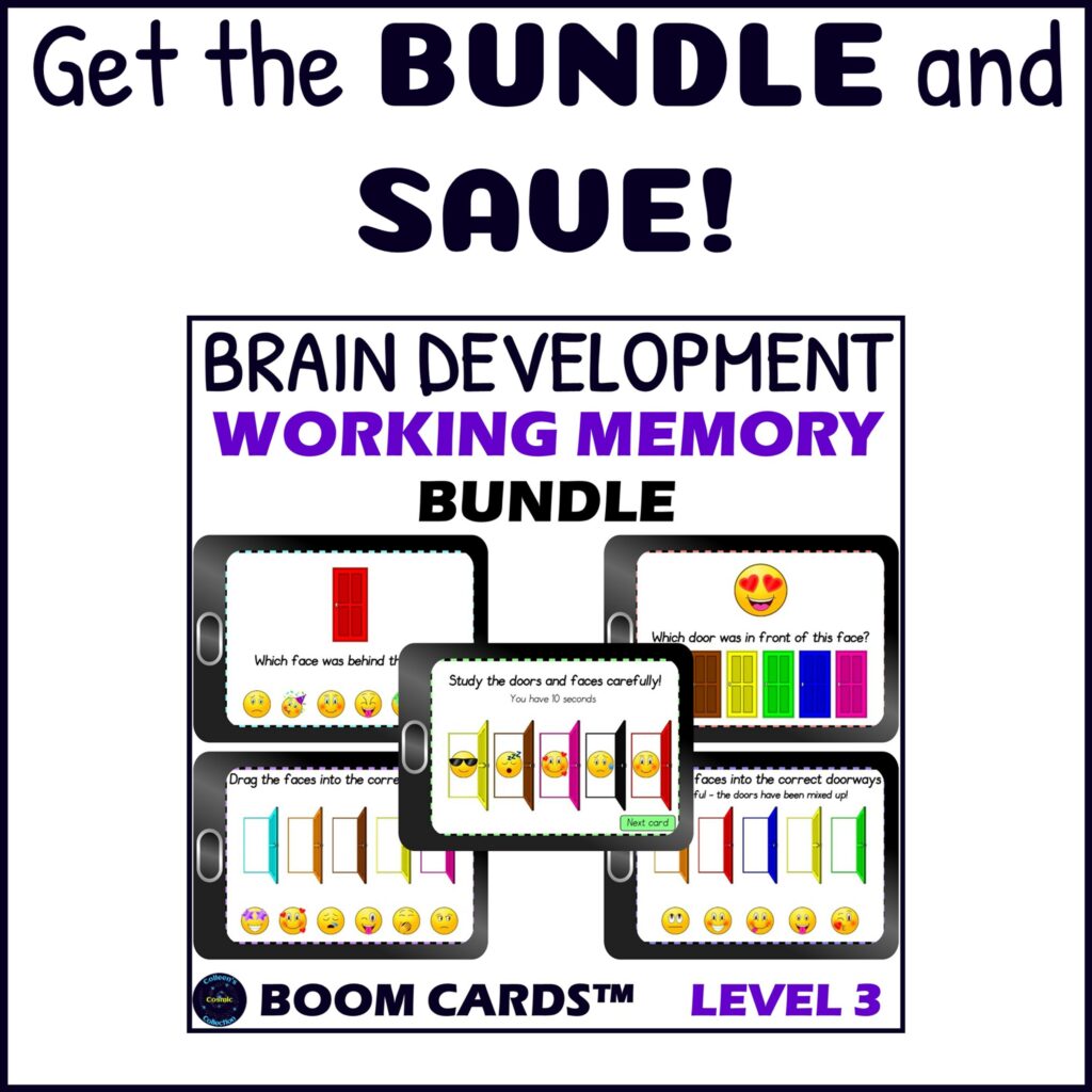 Working Memory Activity - Level 3C - Boom™ Cards | Made By Teachers