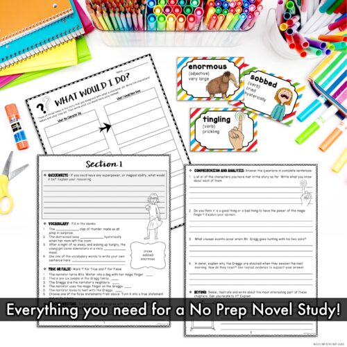 The Magic Finger Novel Study Unit | Made By Teachers