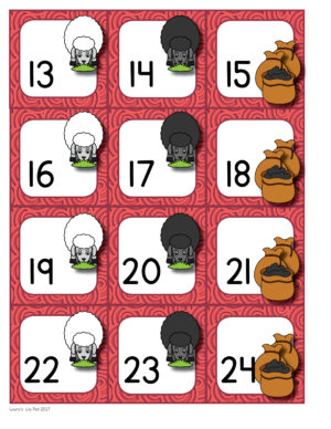 Calendar Number Cards Nursery Rhyme Theme | Made By Teachers