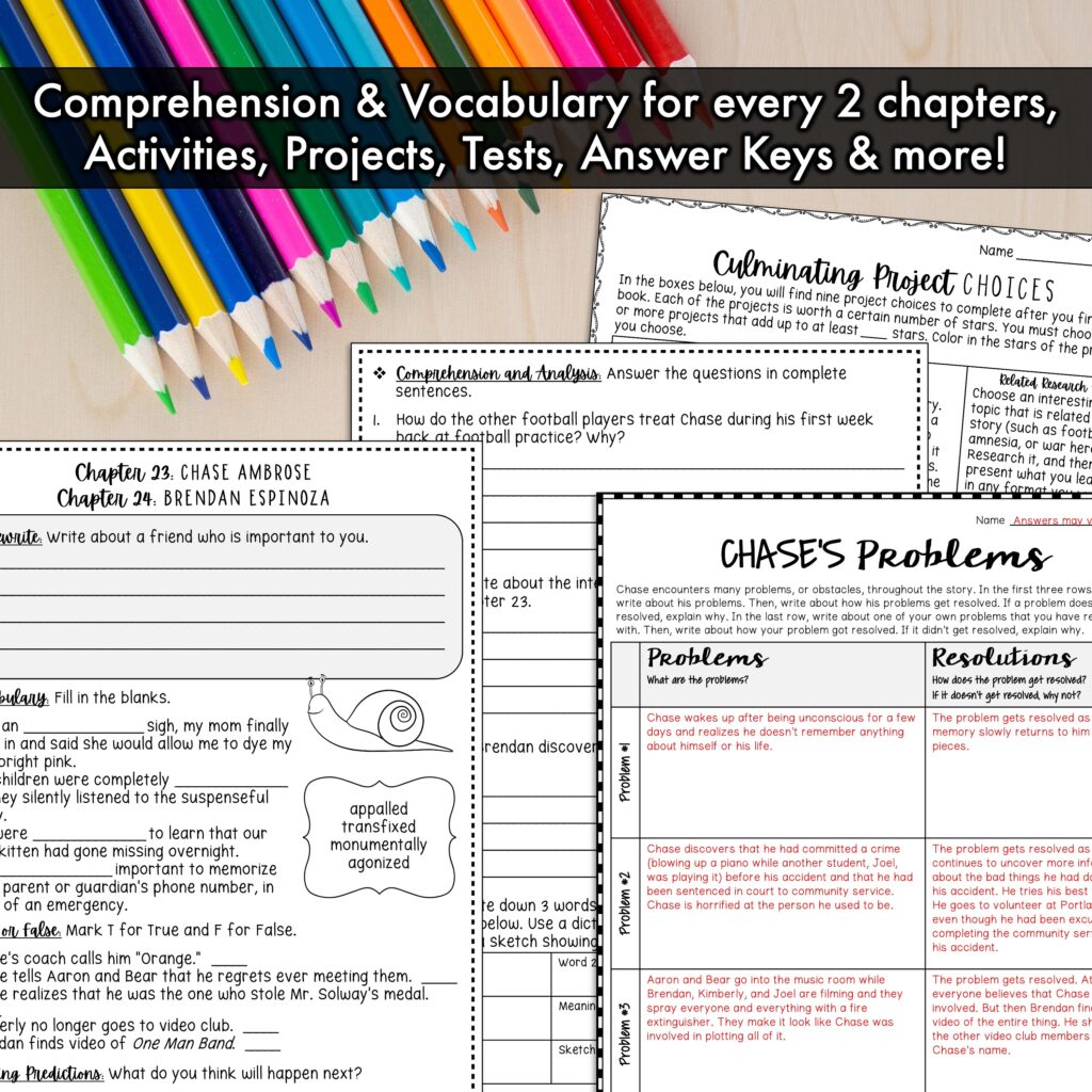Restart Novel Study Unit | Made By Teachers