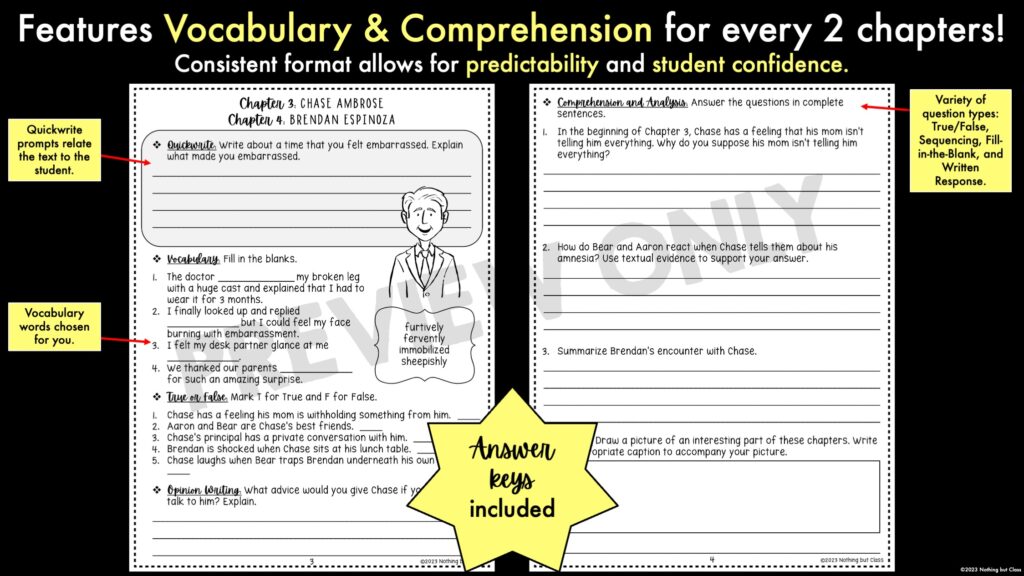 Restart Novel Study Unit | Made By Teachers