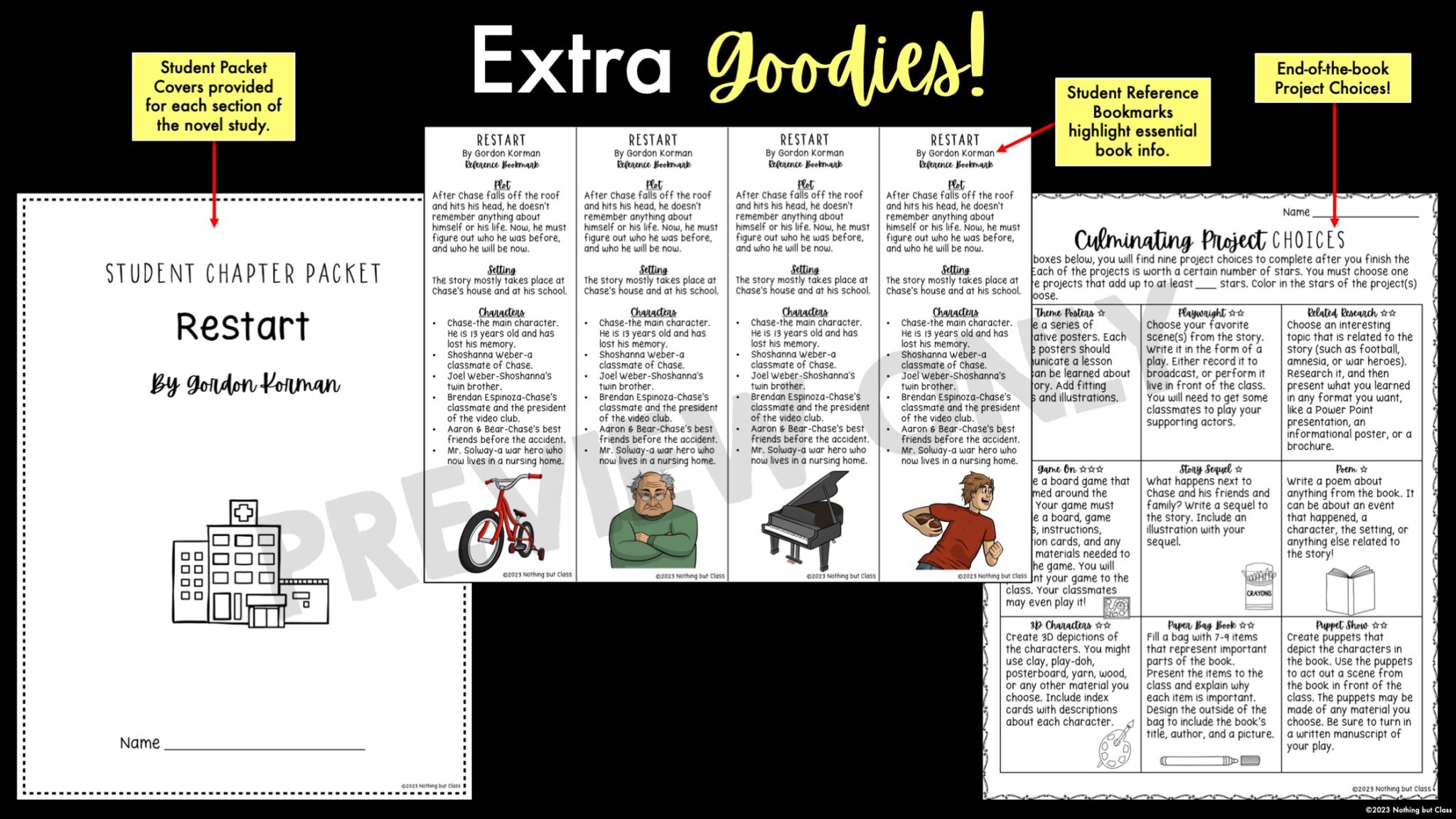 Restart Novel Study Unit | Made By Teachers