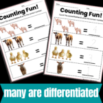 Spring May & Mother's Day Preschool Worksheets for Special Education ...