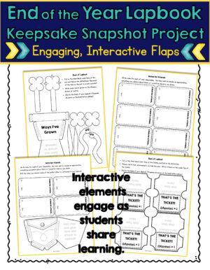 End of the Year Activities Memory Book Lapbook Keepsake | Made By Teachers