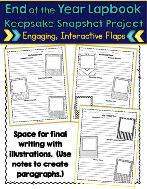 End of the Year Activities Memory Book Lapbook Keepsake | Made By Teachers