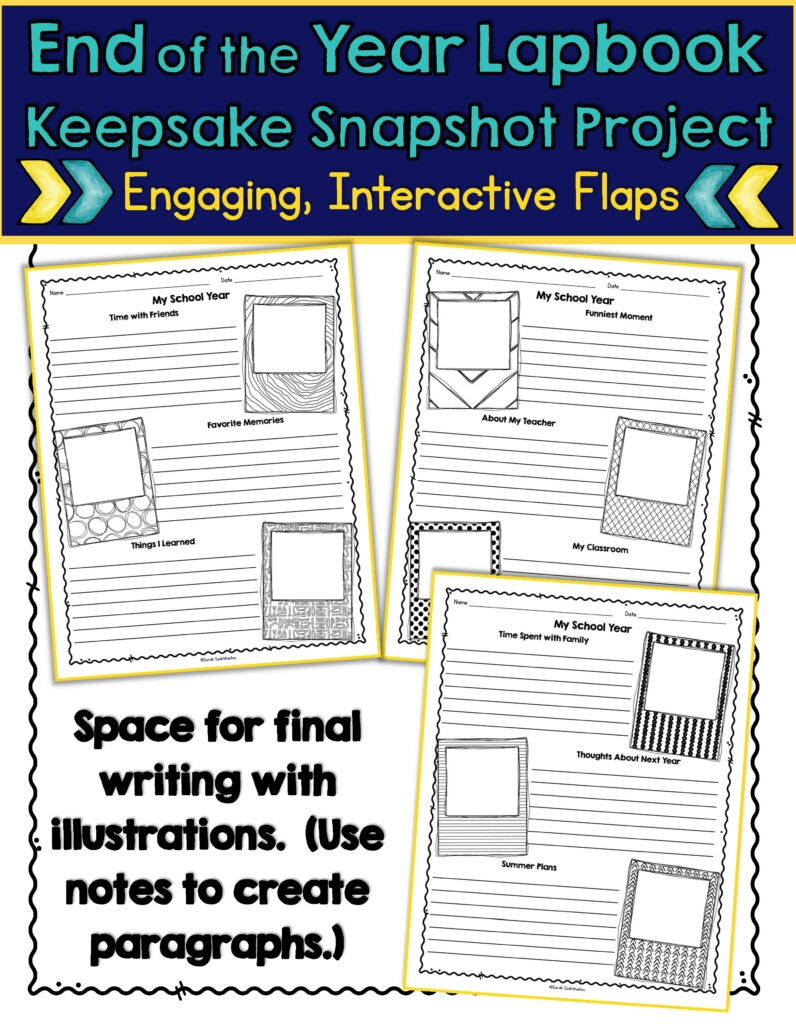 End of the Year Activities Memory Book Lapbook Keepsake | Made By Teachers