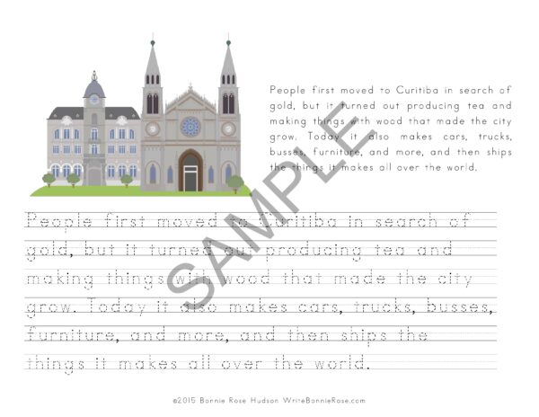 My Book About Brazil with Print Copywork | Made By Teachers