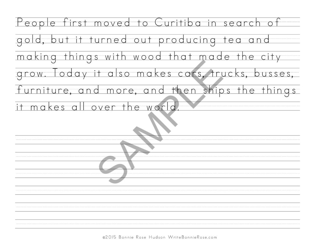 My Book About Brazil with Print Copywork | Made By Teachers