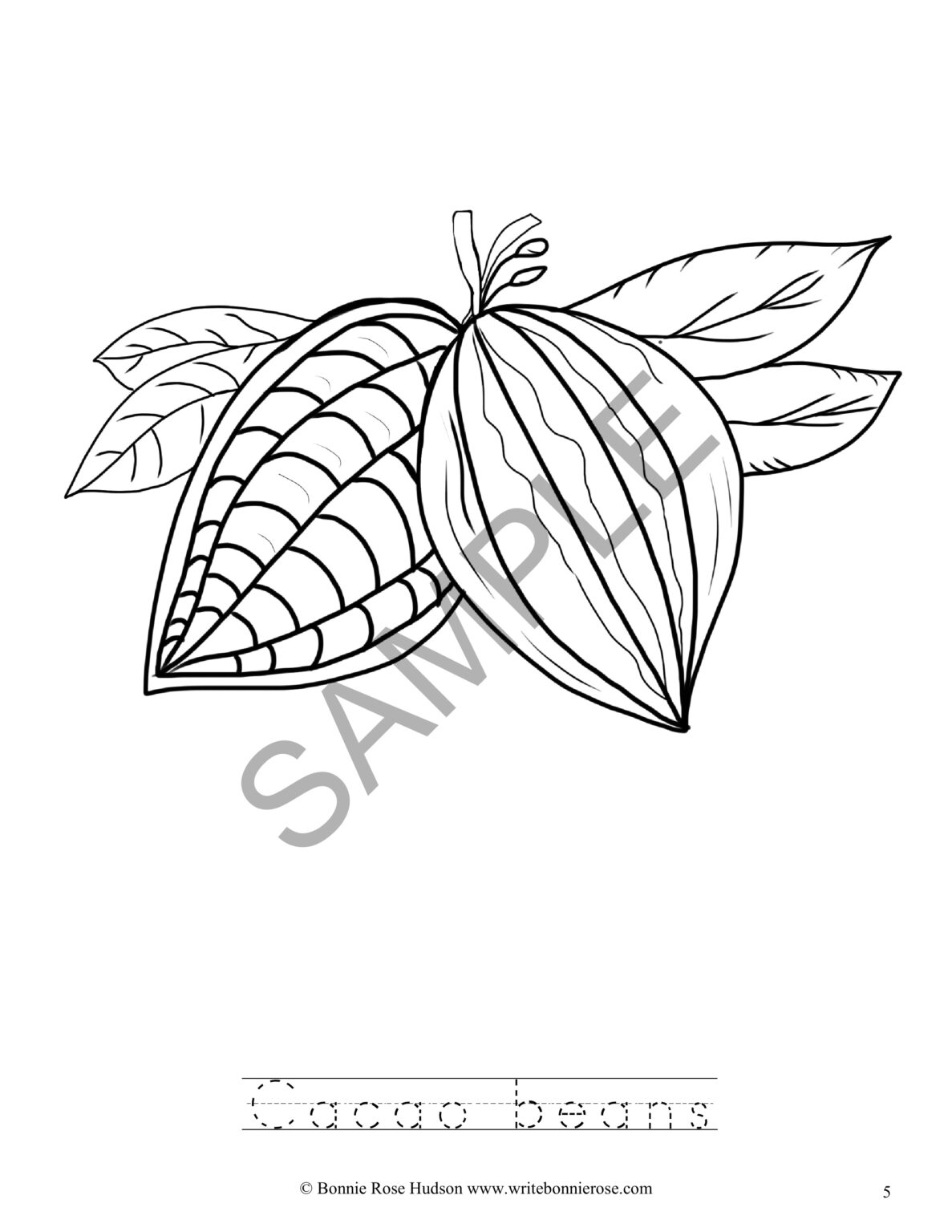 Milton Hershey Coloring Book (with Bonus Life Cycle of the Cacao Tree ...