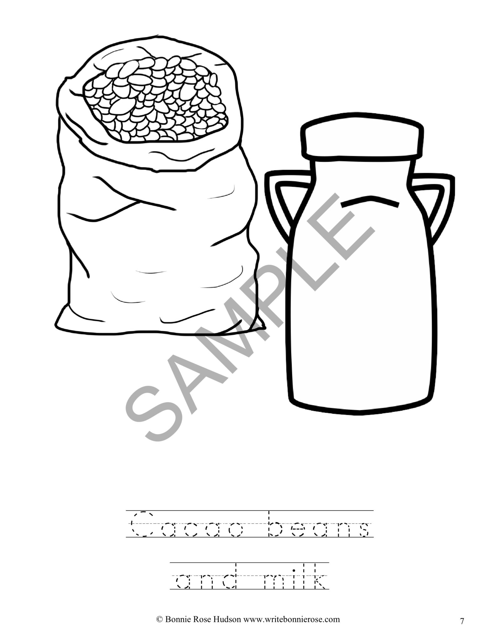 Milton Hershey Coloring Book (with Bonus Life Cycle of the Cacao Tree ...